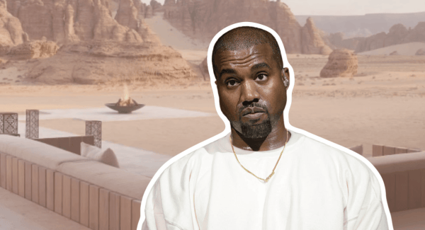Kanye West instaló un estudio en el desierto de Arabia Saudí para ...