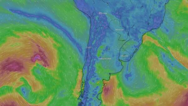 Las impresionantes imágenes satelitales del ciclón extratropical que ...