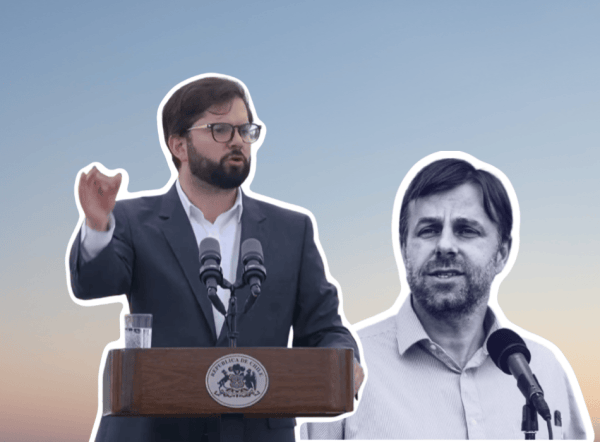 El momento en que Boric interrumpe su discurso para tirarle un palo al ...